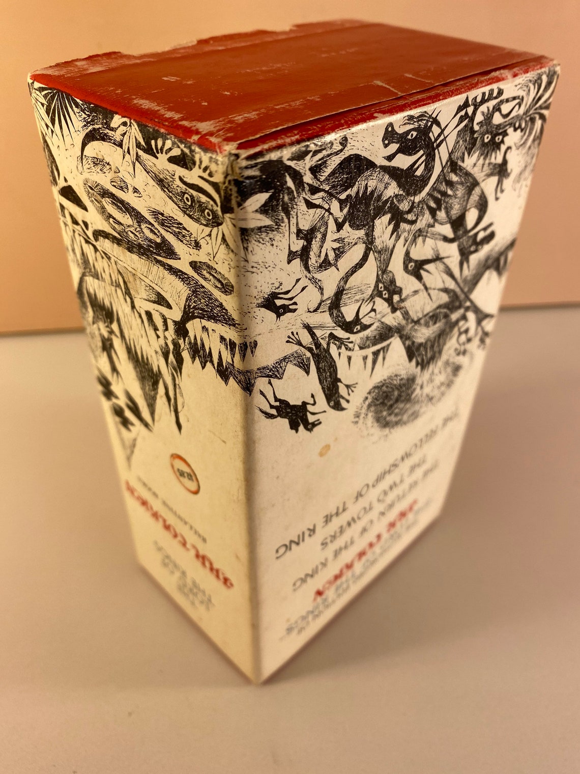 1967 LOTR White Triptych Trilogy Paperback Book Box Set J. R. - Etsy