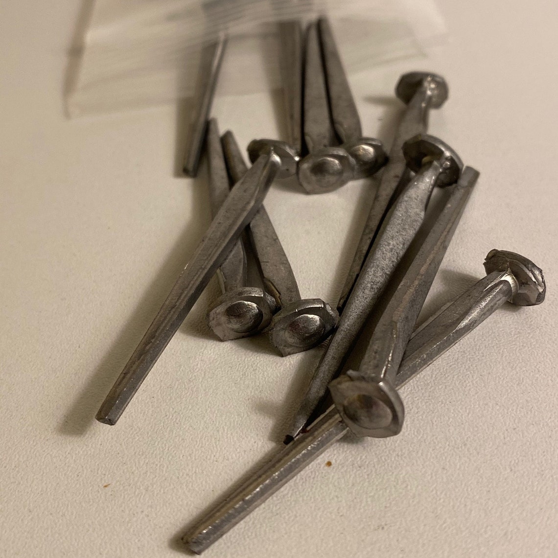 Qty 20 2.25 Rosehead Steel Cut Nails 7D Steel Nails | Etsy