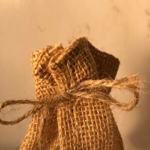 6 Pack 4 X 6 Burlap Bags With Drawstring, Eco Friendly, Biodegradable ...