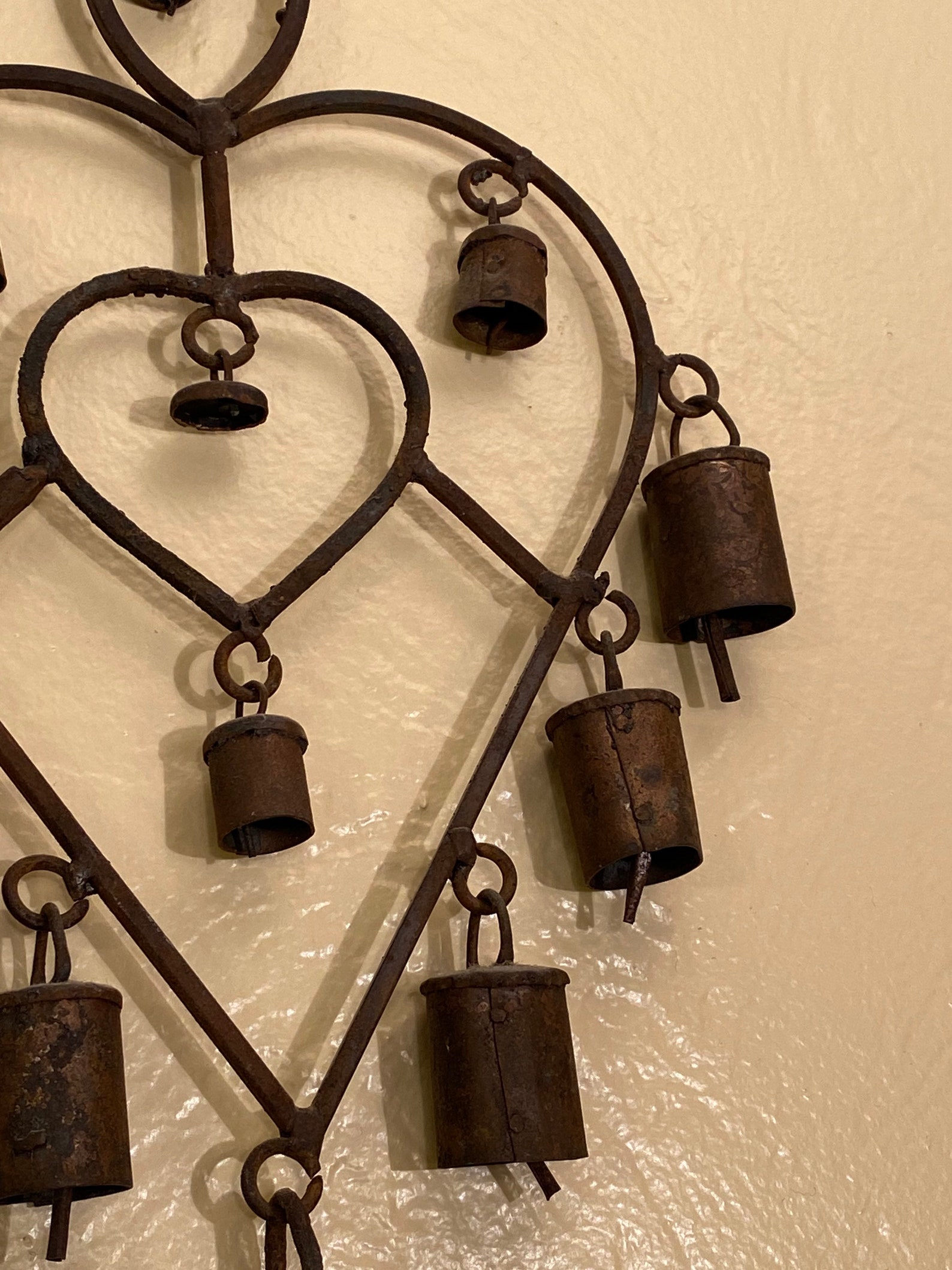Indian Bells Wall Hanging Uncommon India Brass Style Art - Etsy