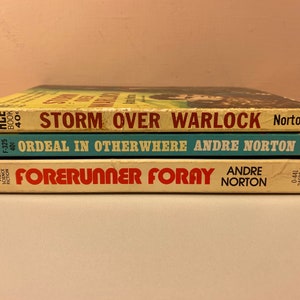 Warlock Series, Andre Norton Book Collection, Paperback Ace Books, Mid ...