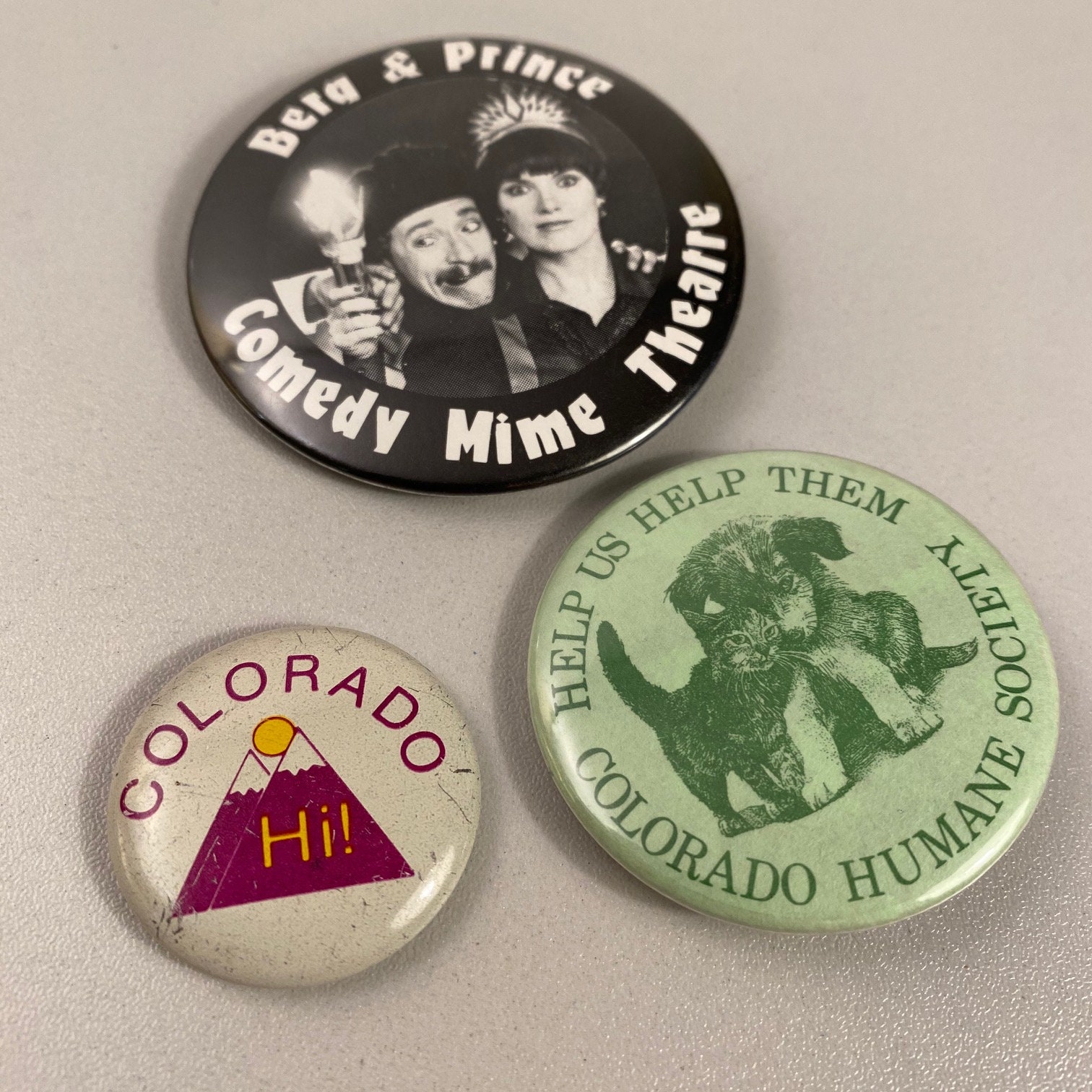 10 Colorado and Denver 1980s Pinback Buttons Vintage 80s Fan | Etsy