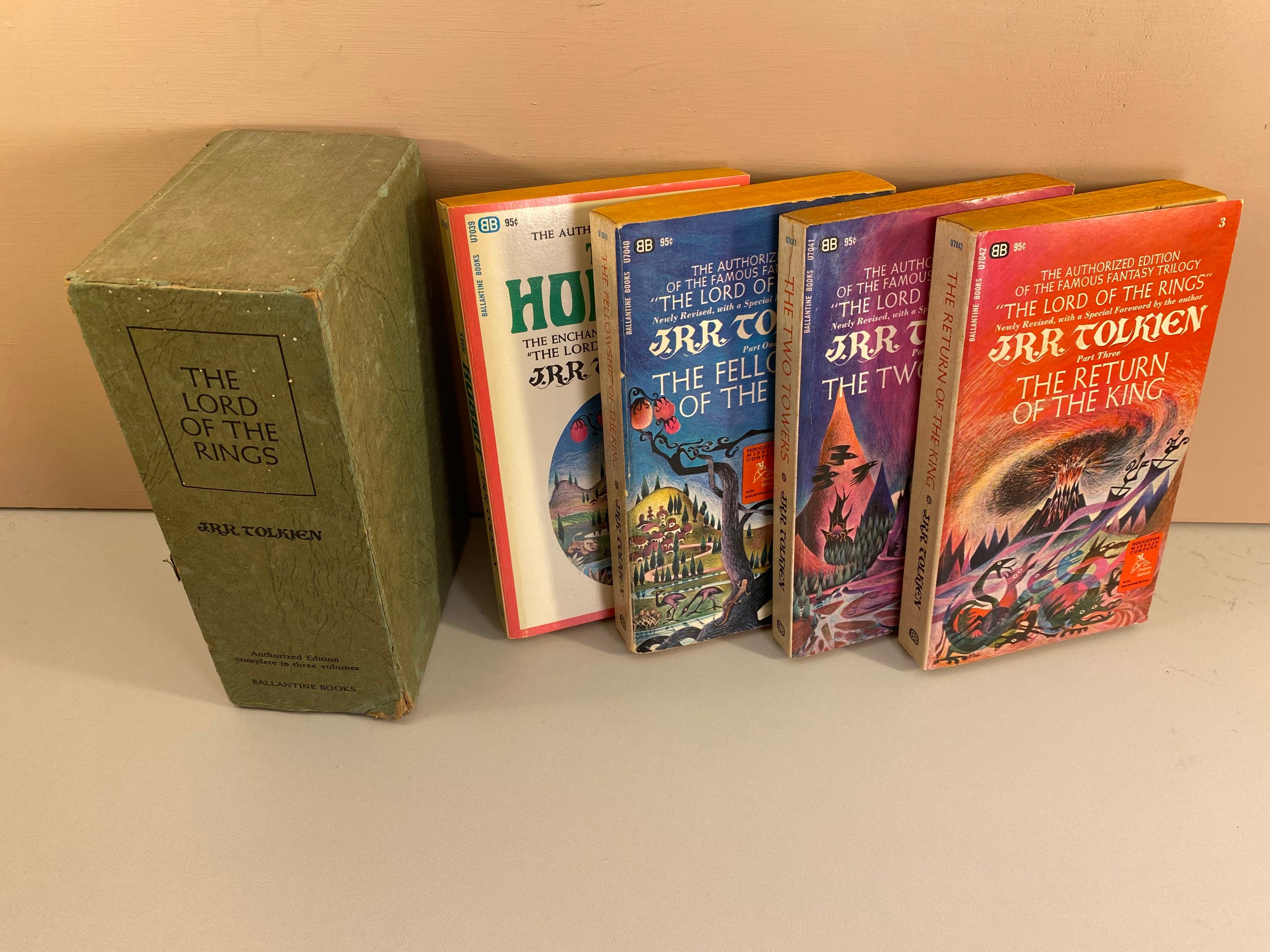 1965 1st Printing the Hobbit Plus LOTR Green Box Set the Lord - Etsy