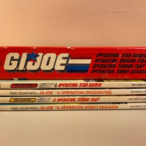 1980s G.I. Joe Live the Adventure Paperback Book Box Set, Vintage Find ...