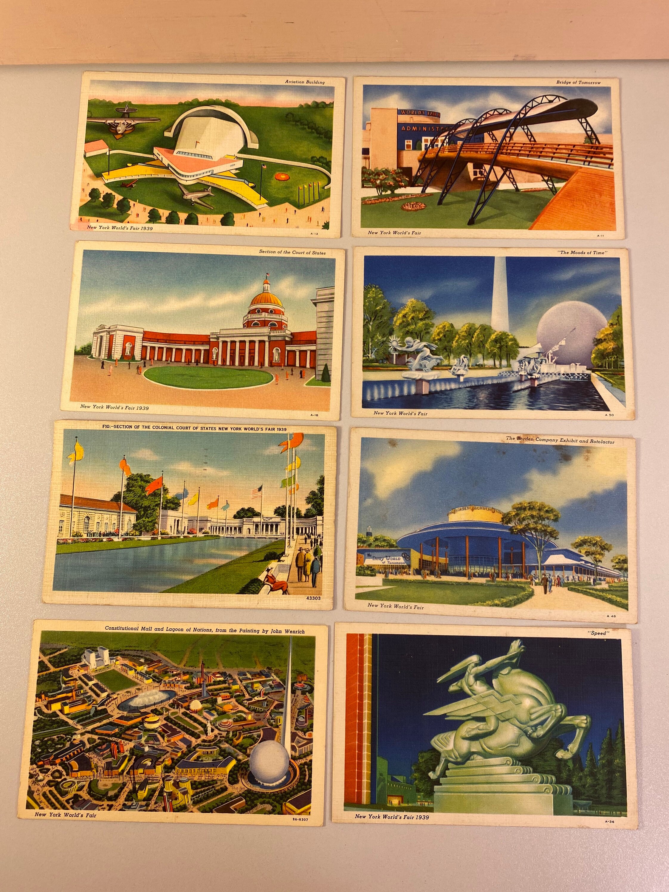 23 Old 1939 NY Worlds Fair Postcards Old Souvenir New York - Etsy