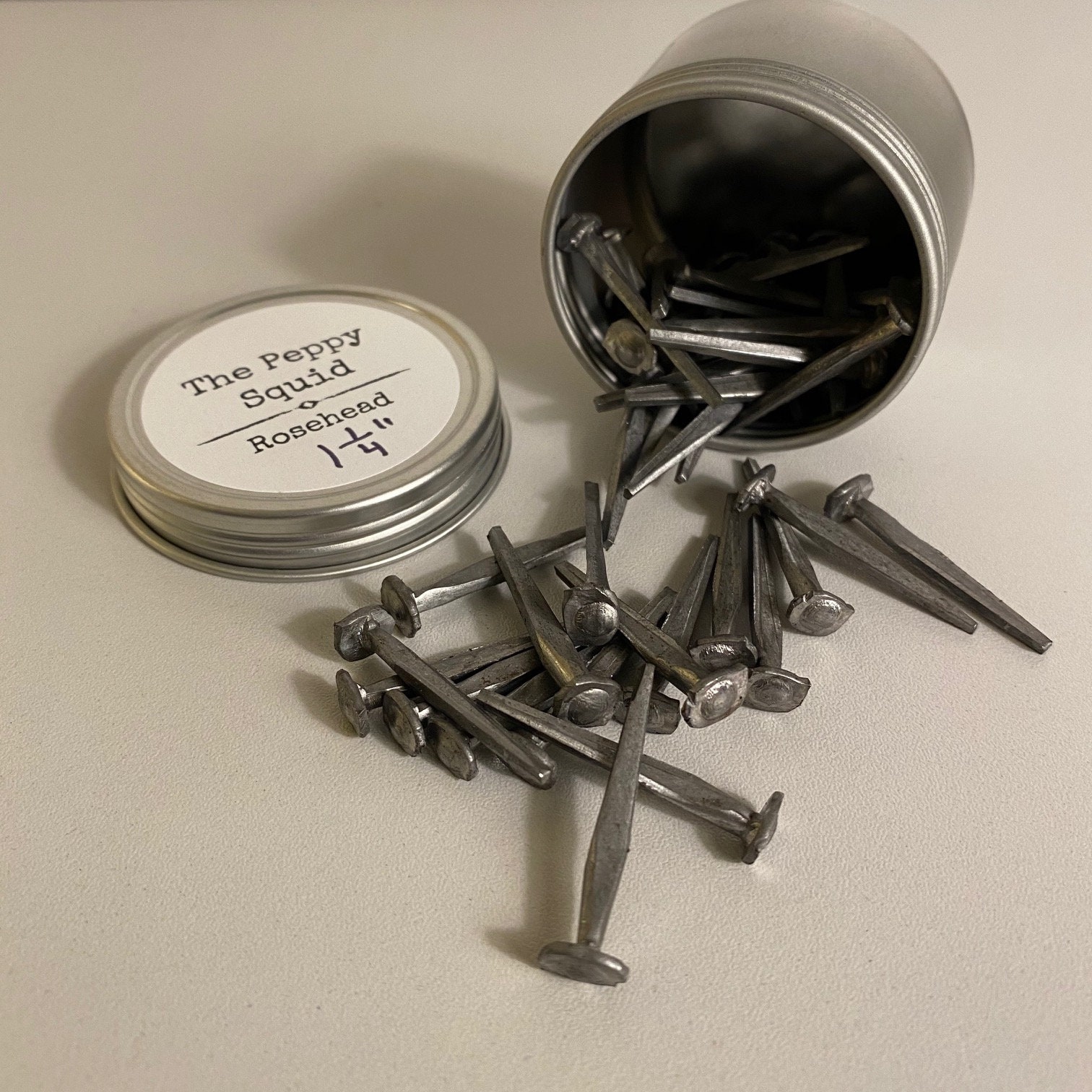 Qty 40 1.25 Rosehead Steel Cut Nails 3D Steel Nails | Etsy