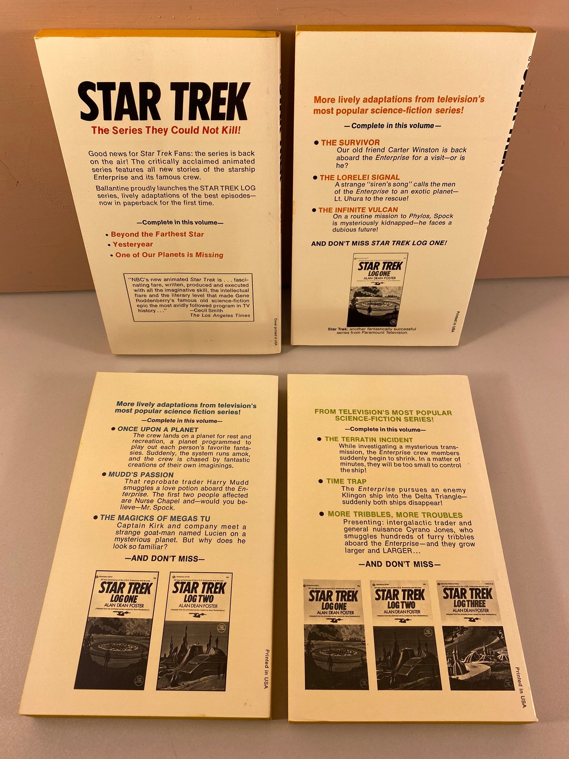 1975 Logs of the Starship Enterprise Star Trek Paperback - Etsy