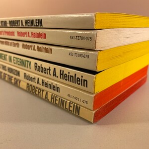 1970s Robert A Heinlein Science Fiction UNREAD Paperback Book Box Set ...