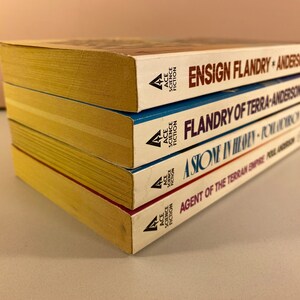 1980s Poul Anderson Science Fiction Box Set, Sci Fi Books, Vintage ...