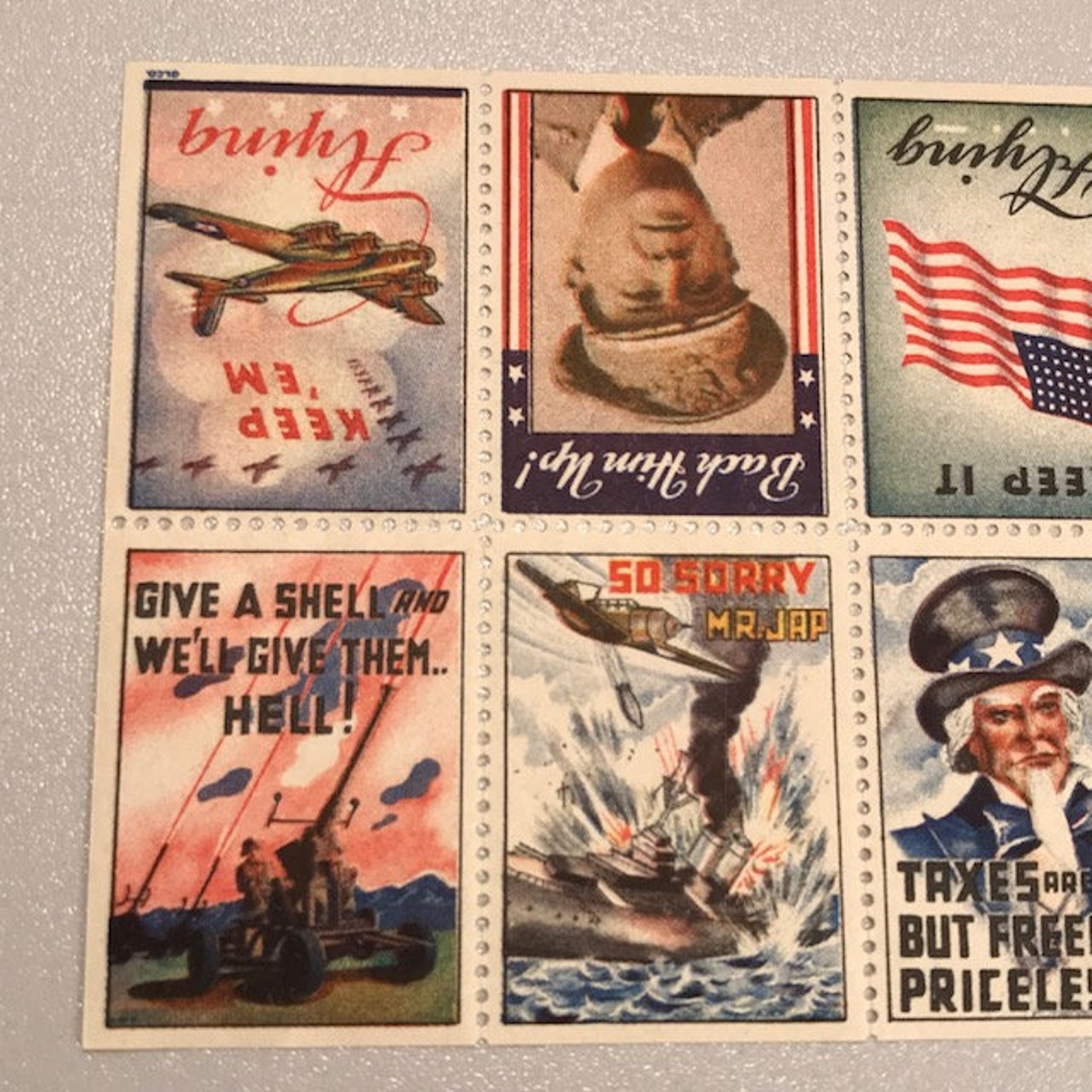 RARE WW2 US Cinderella Stamps Unused Vintage World War II - Etsy