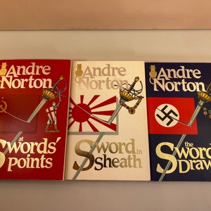 1985 Sword Trilogy, Andre Norton Paperback Book Set, Unicorn-star Press ...
