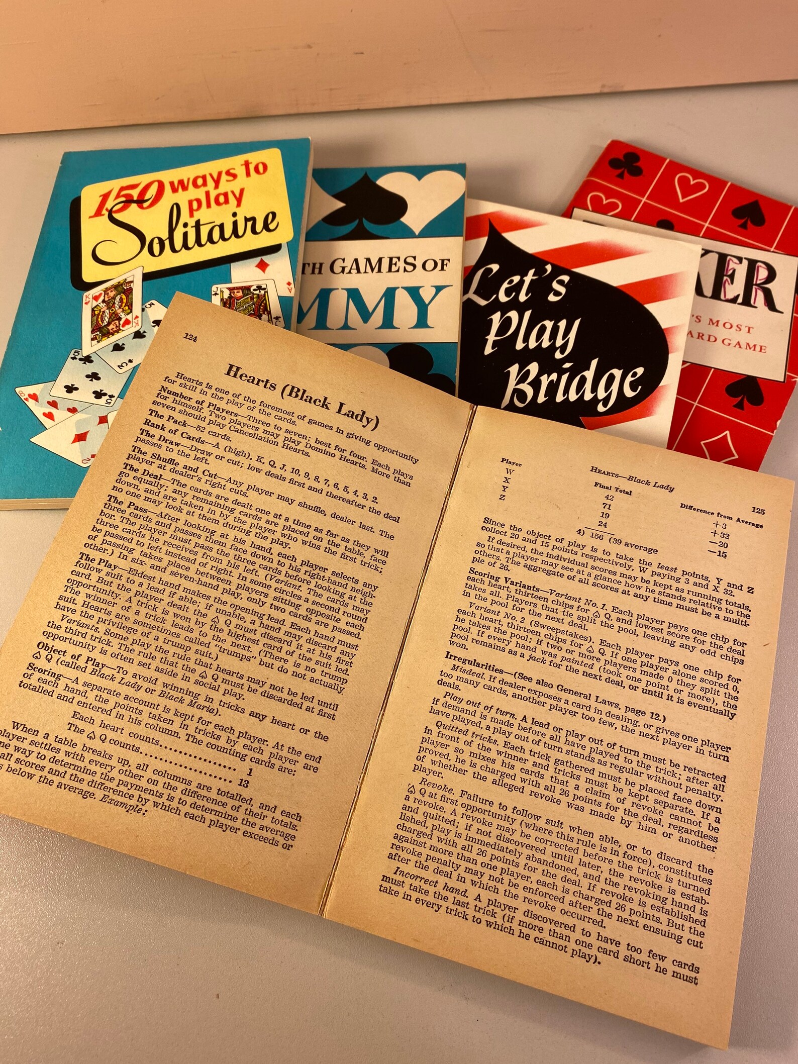 1950s Playing Cards Books Boxed Set How to Play Cards - Etsy