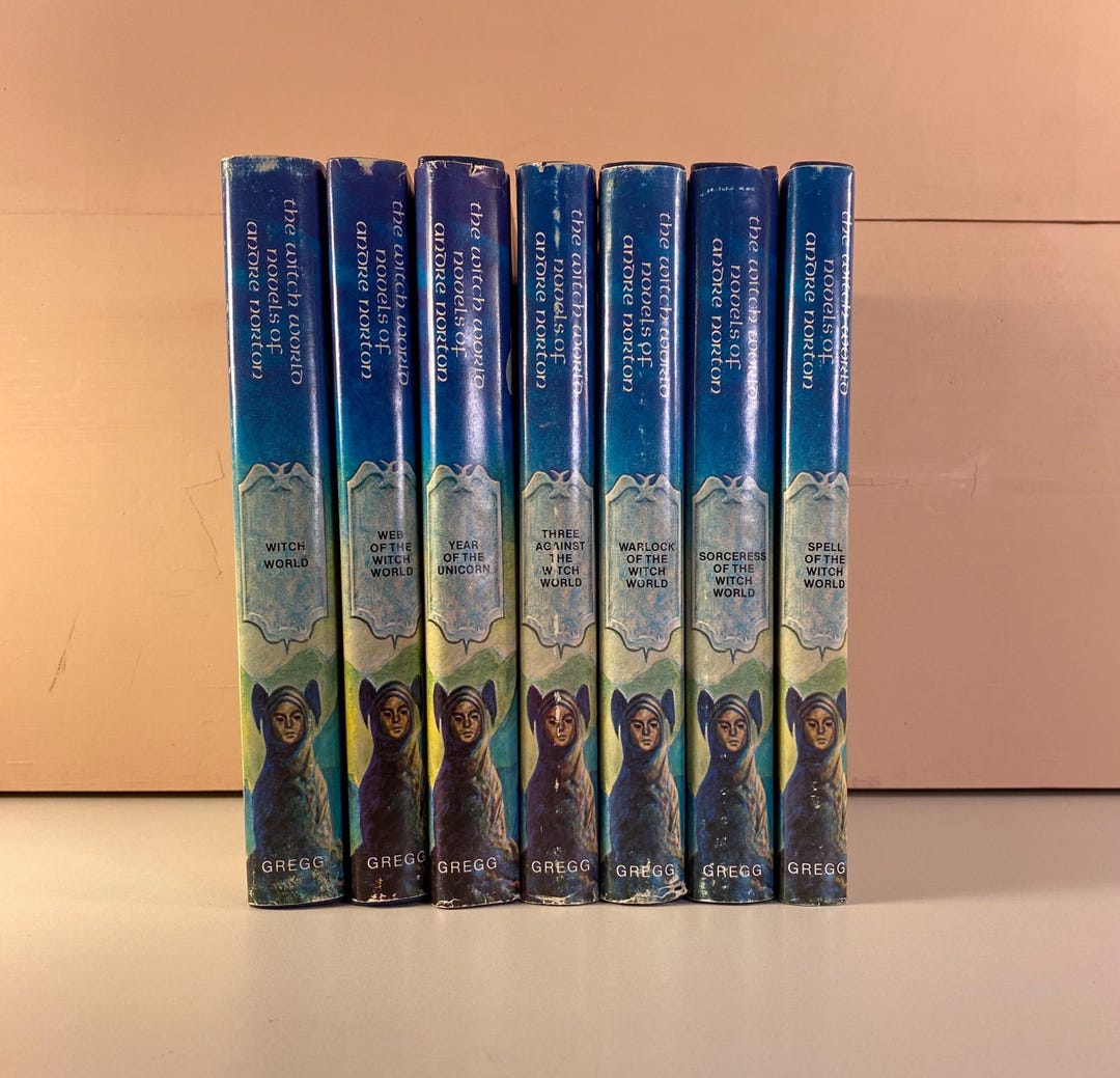 1977 Gregg Press Witch World Series Set, Andre Norton, 7 Vintage ...