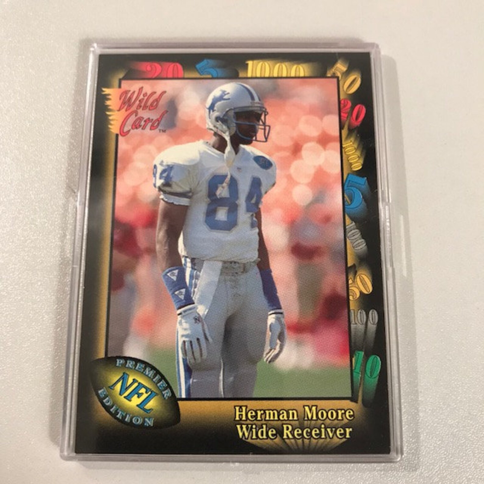 Herman Moore Rookie Card Vintage Detroit Lions Vintage NFL | Etsy