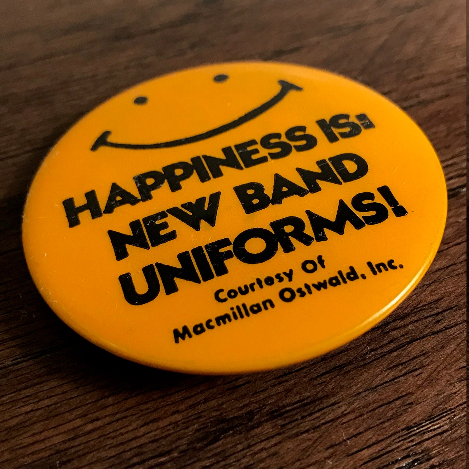 Band Pinback Button 80s Vintage School Pin Jean Jacket | Etsy