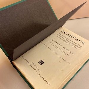 1948 Scarface, First Edition, Andre Norton Hardcover Book, Early Work ...
