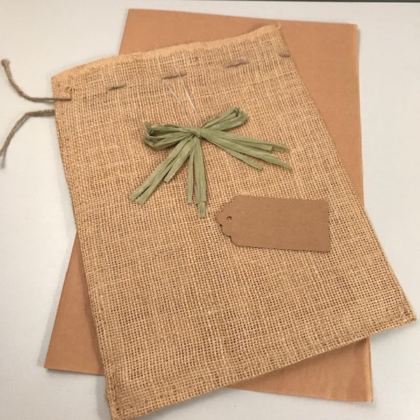 Burlap Gift Tags - Etsy