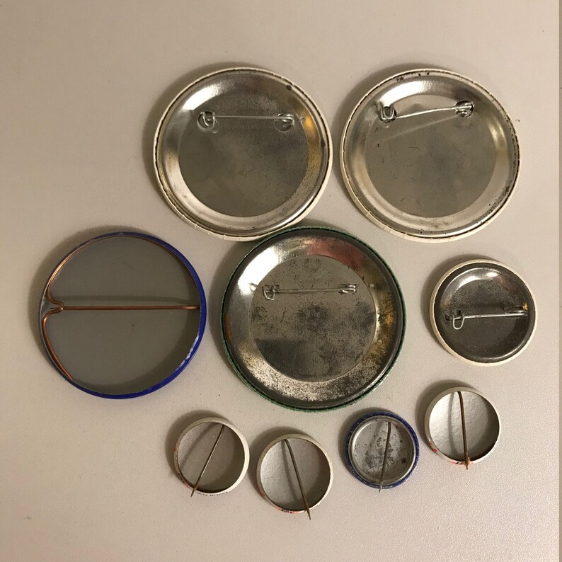 9 Radio TV Station Pinback Buttons 1980s Pins Old Cool 80s | Etsy