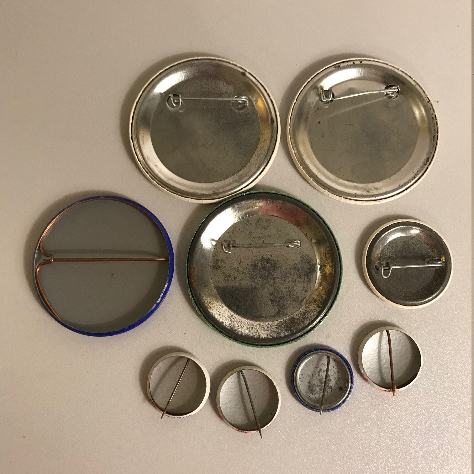 9 Radio TV Station Pinback Buttons 1980s Pins Old Cool 80s | Etsy