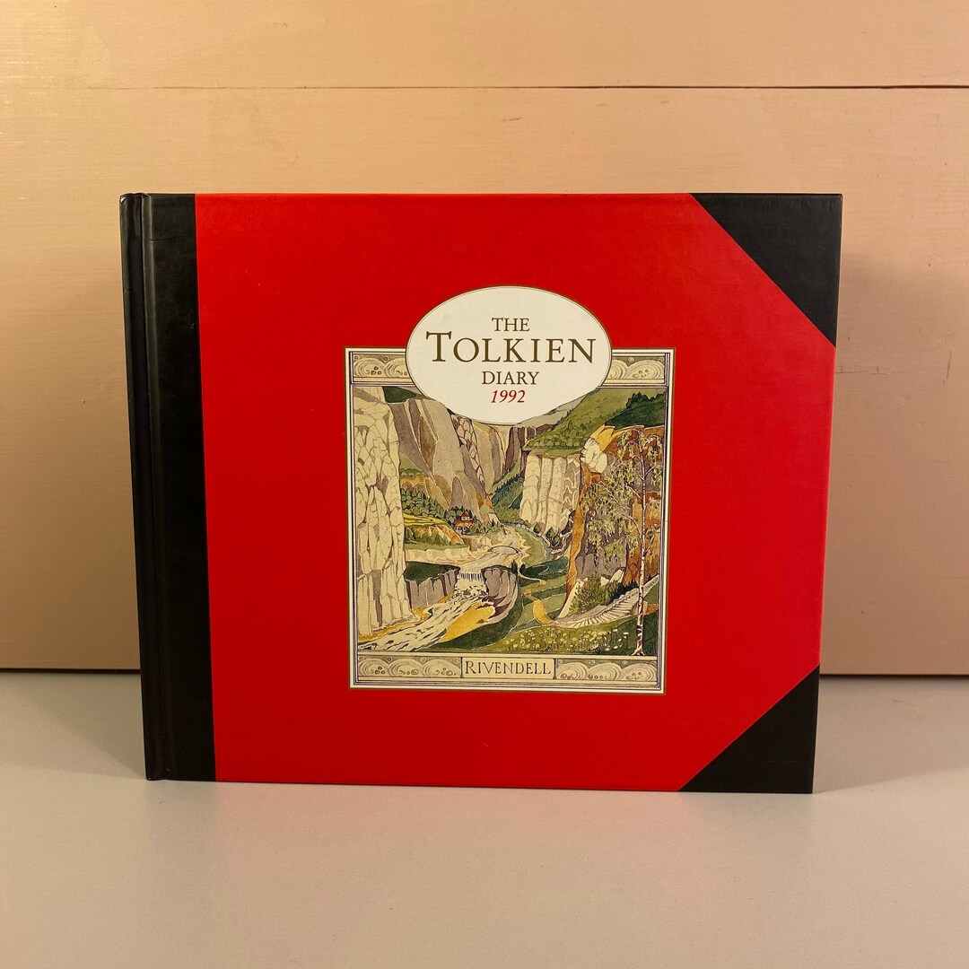 1992 the Tolkien Diary, Vintage Organizer Day Planner, Hard Cover Book ...