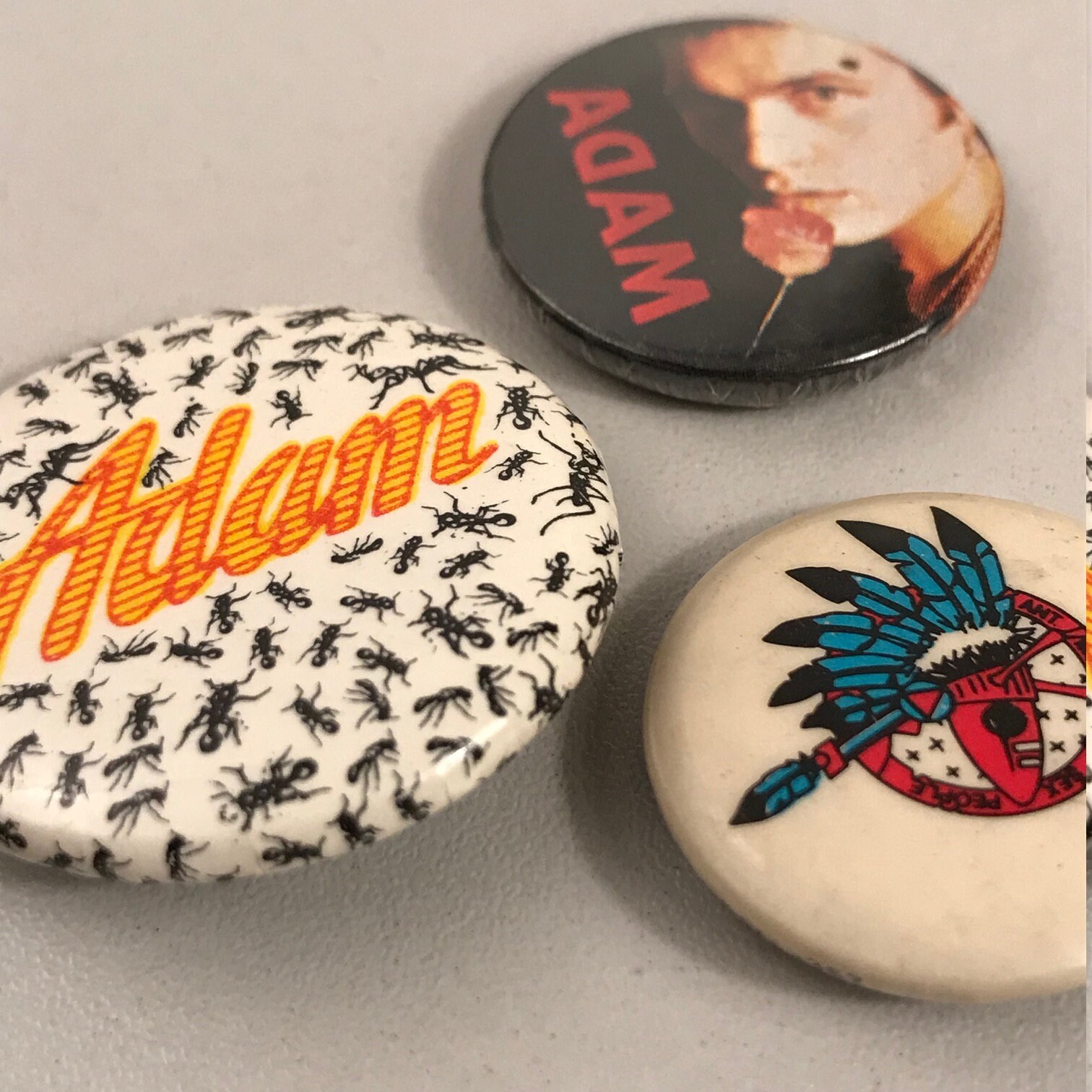 5 Adam Ant Pinback Buttons 1980s Pins Pop First Wave Radio - Etsy