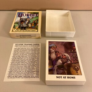 1992 J.R.R. Tolkien the Hobbit Set of 36 Color Cards, Movie ...