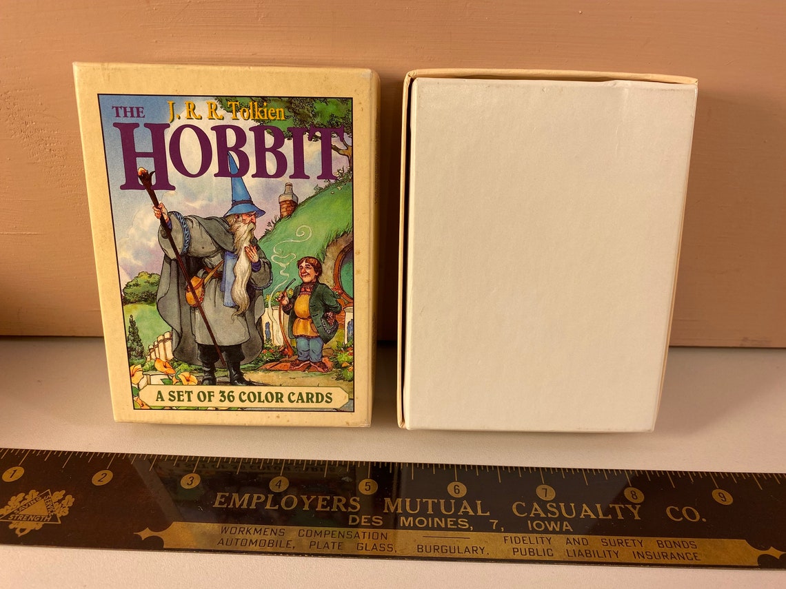 1992 J.R.R. Tolkien the Hobbit Set of 36 Color Cards, Movie ...
