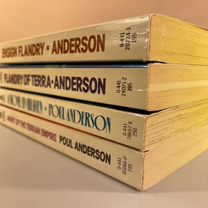1980s Poul Anderson Science Fiction Box Set, Sci Fi Books, Vintage ...