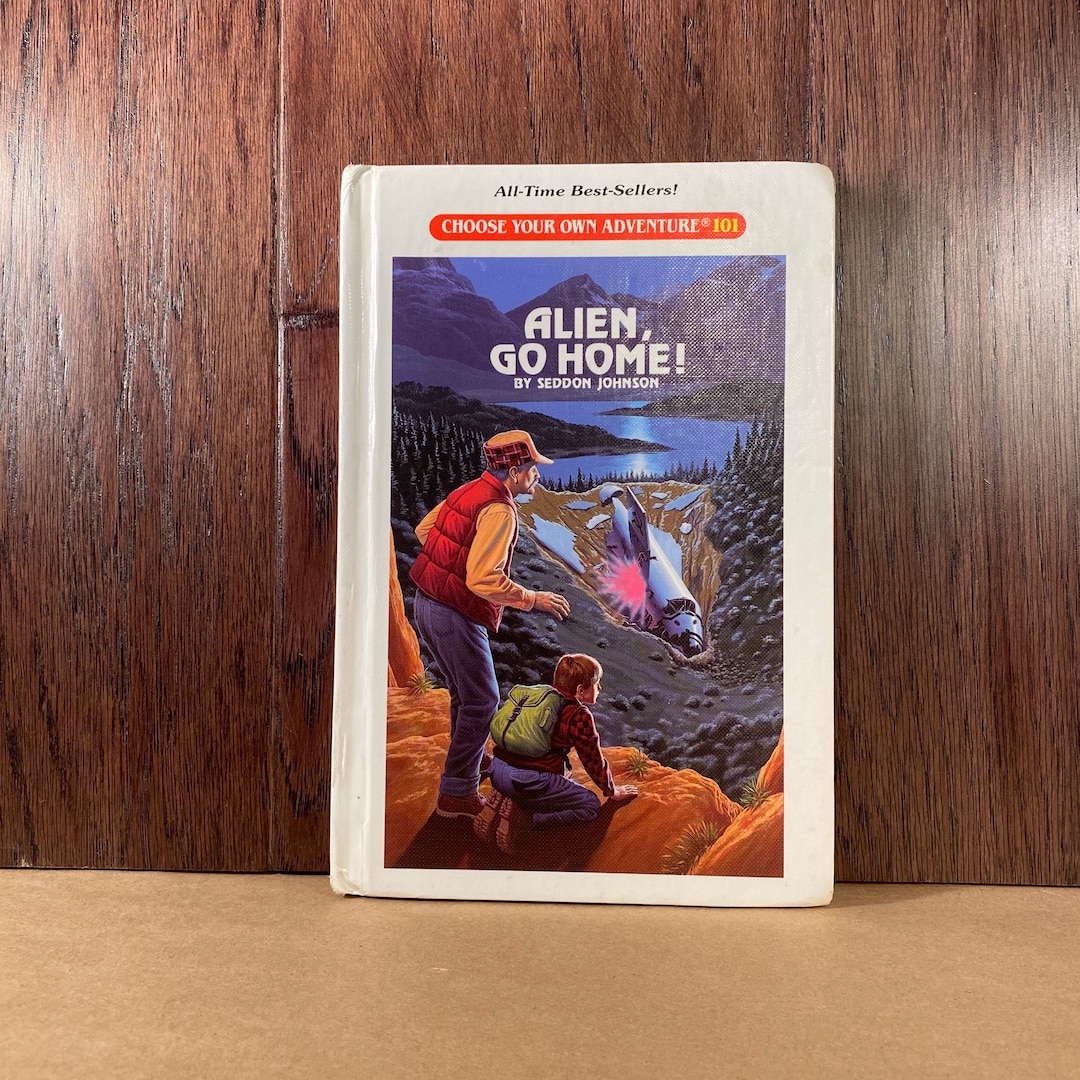 1990 Alien, Go Home! #101, Hardcover Choose Your Own Adventure Book ...