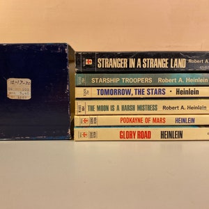 1970s Robert A Heinlein Science Fiction Collection, UNREAD Paperback ...