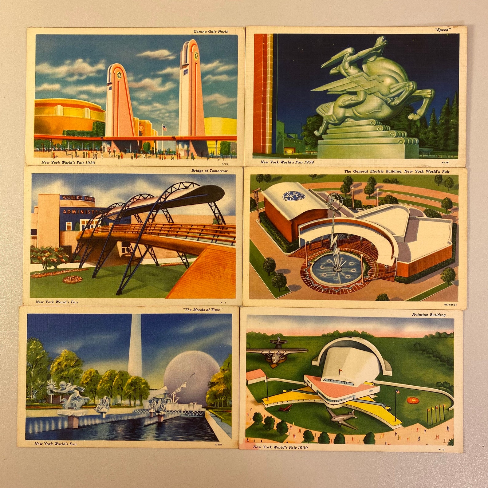 23 Old 1939 NY Worlds Fair Postcards Old Souvenir New York - Etsy