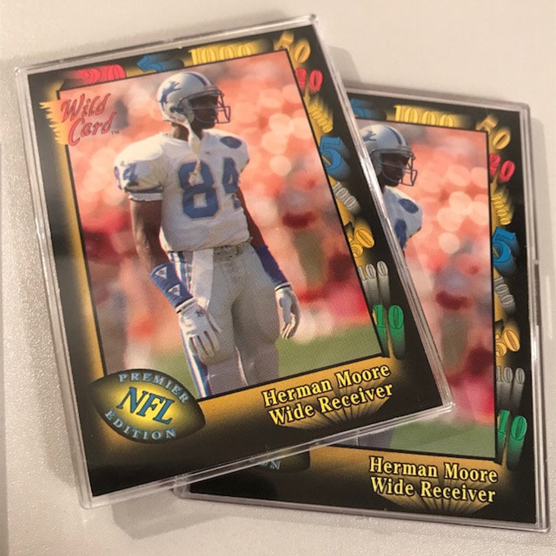 Herman Moore Rookie Card Vintage Detroit Lions Vintage NFL - Etsy