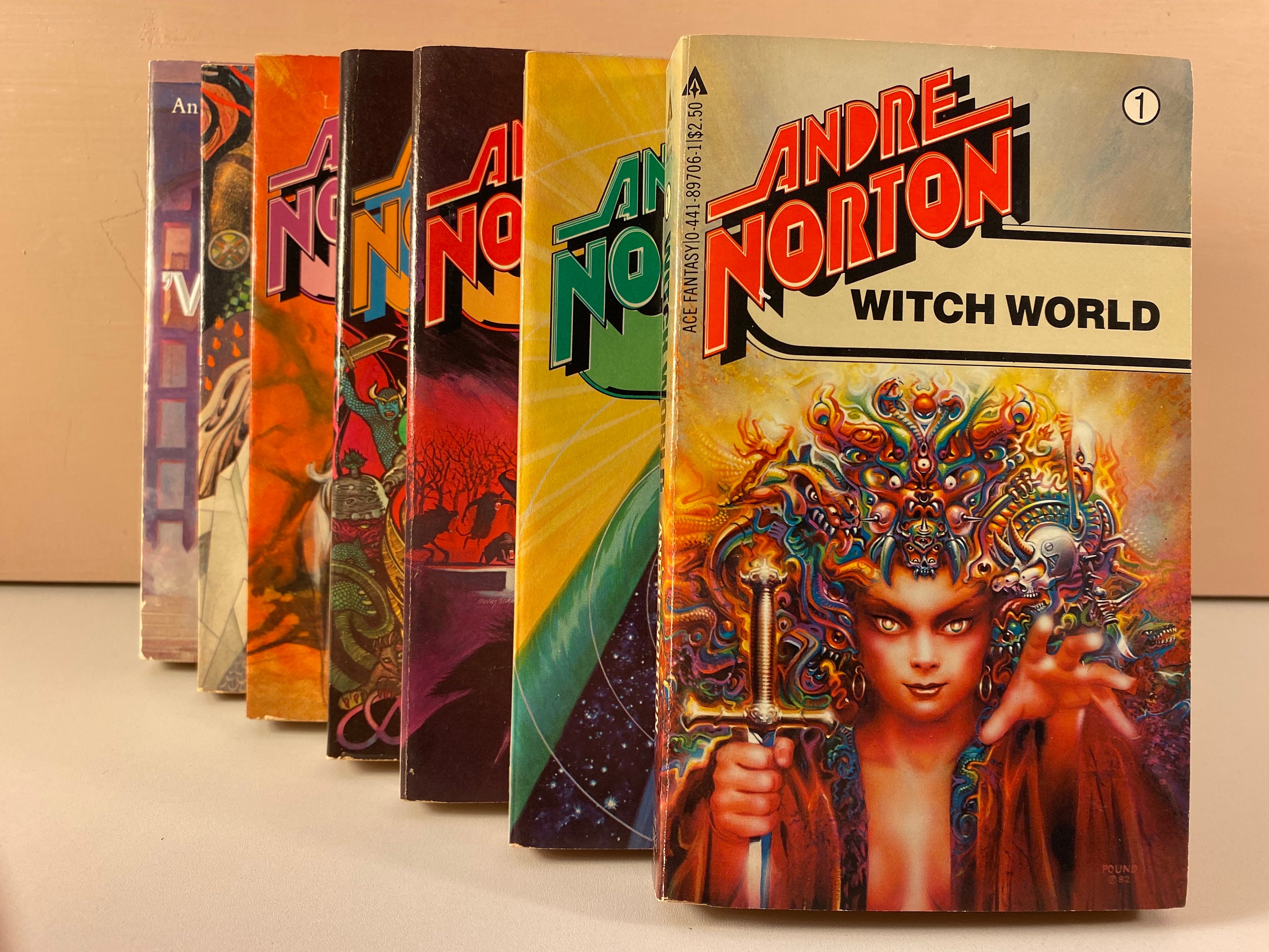 Witch World Series, Andre Norton Collection, Vintage Paperback Books ...