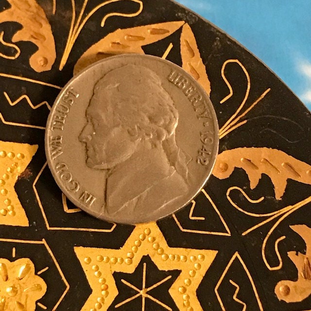 4.25 Inch Metal Trinket Dish Decorative Little Metal Plate | Etsy