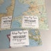 1980s, 9" X 12", 16 Pack Old Maps Paper, Two-sided, Vintage ...