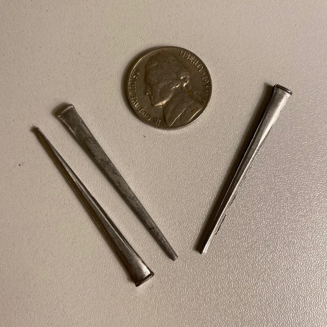 Qty 30 1.75 Fine Finish Steel Cut Nails 1.75 Inch | Etsy