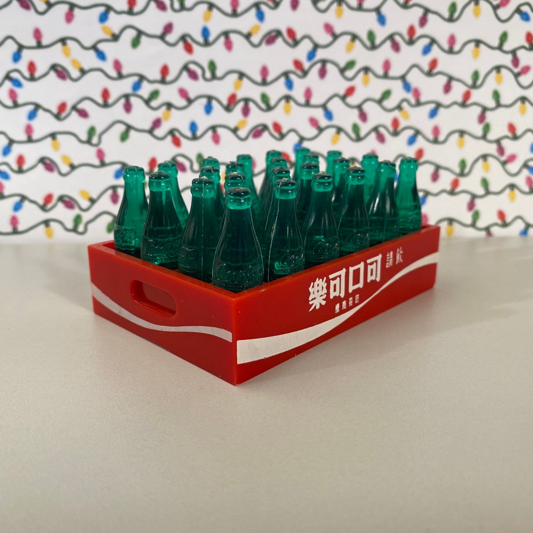 Mini Coca Cola Bottles and Crate, Asian Coke Bottles, Miniature Coca ...
