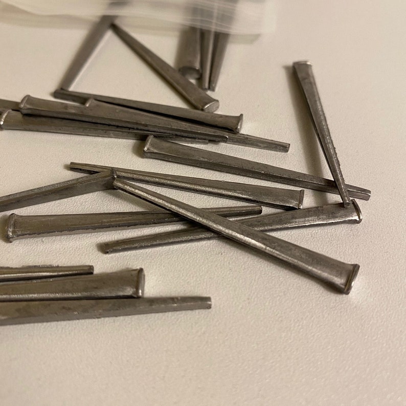 Qty 30 1.75 Fine Finish Steel Cut Nails 1.75 Inch - Etsy
