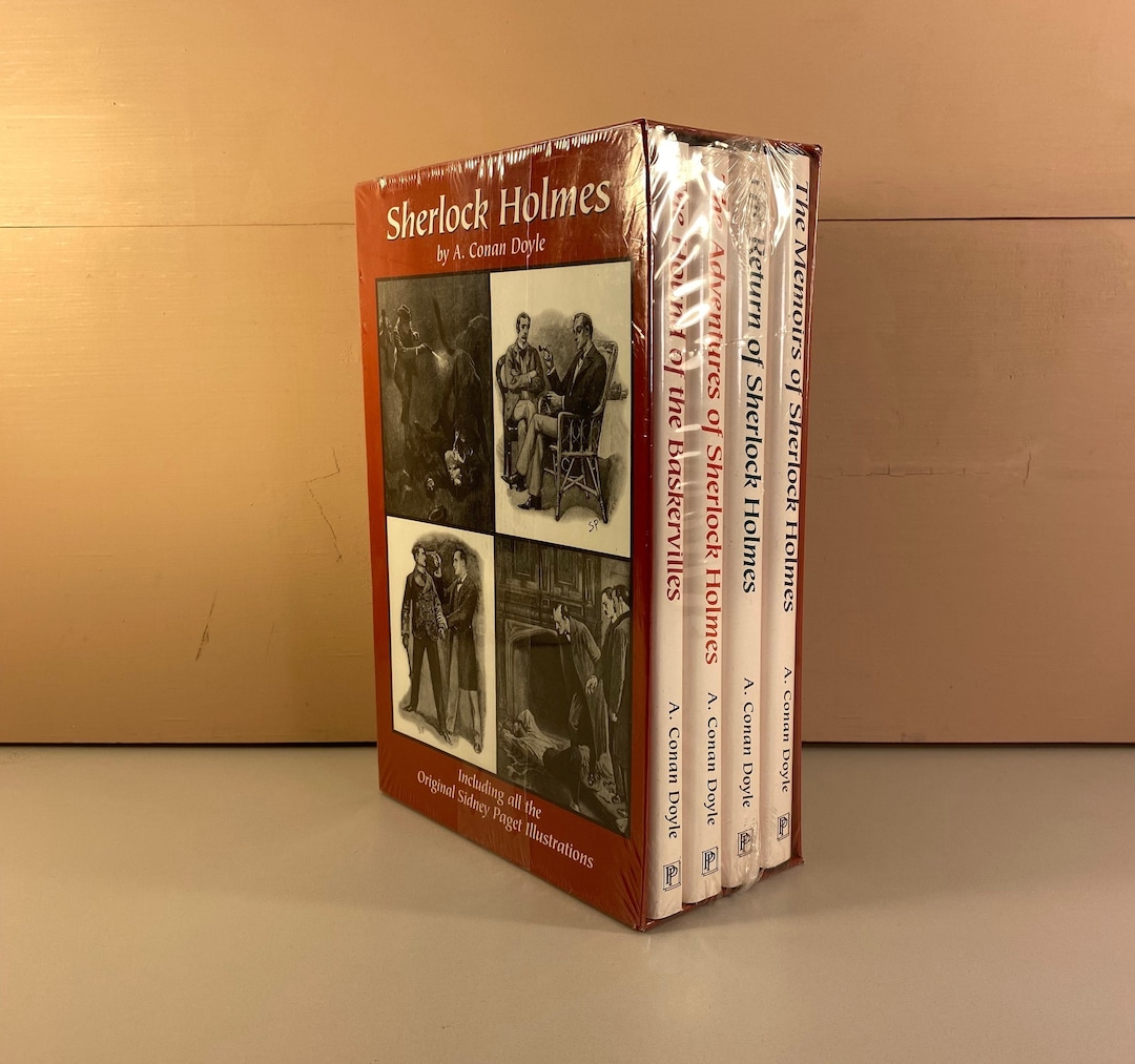 1996 SEALED Sherlock Holmes Hardback Book Set, by A. Conan Doyle ...