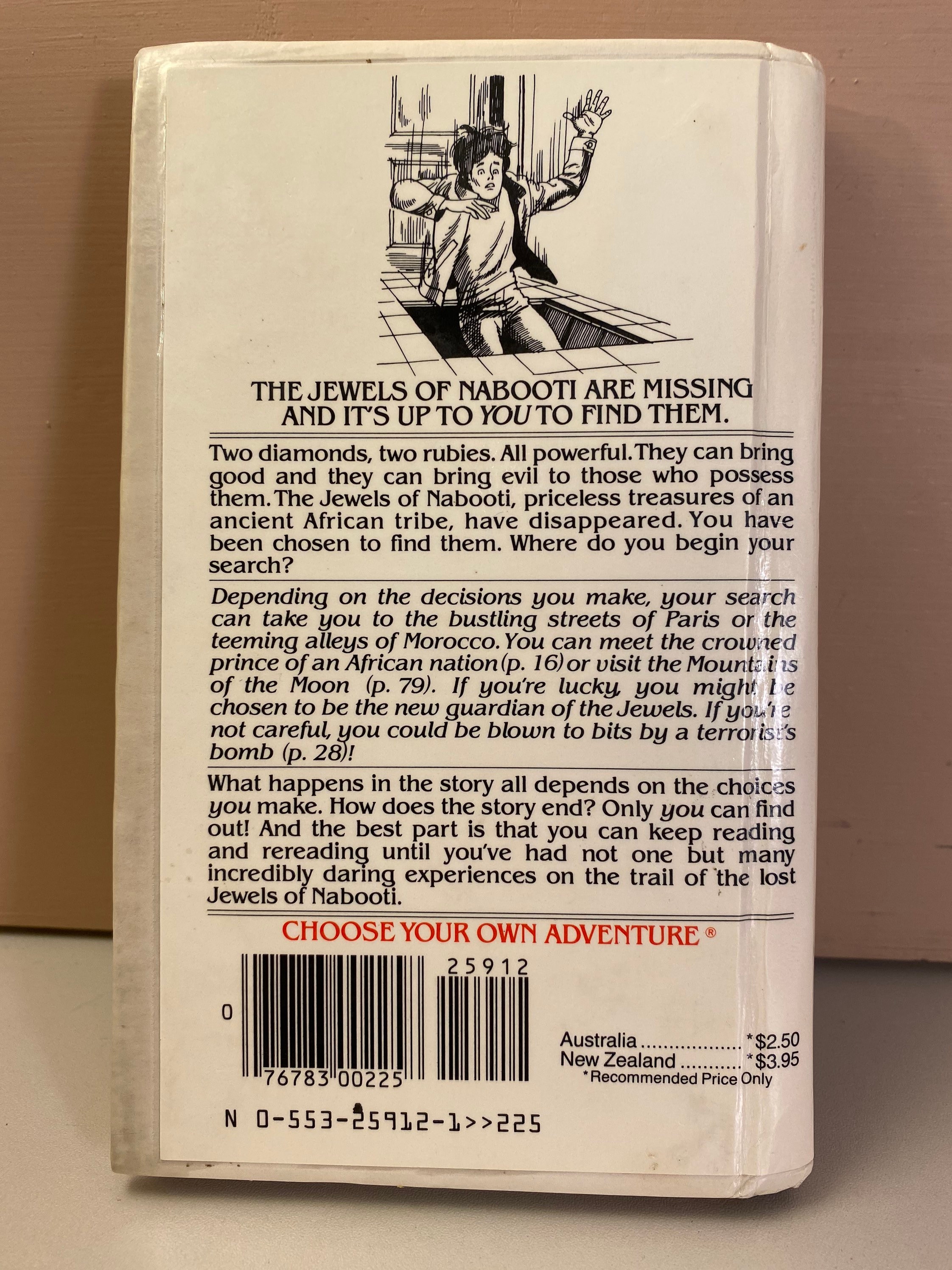 1981 the Lost Jewels of Nabooti #10, Hardcover Choose Your Own ...