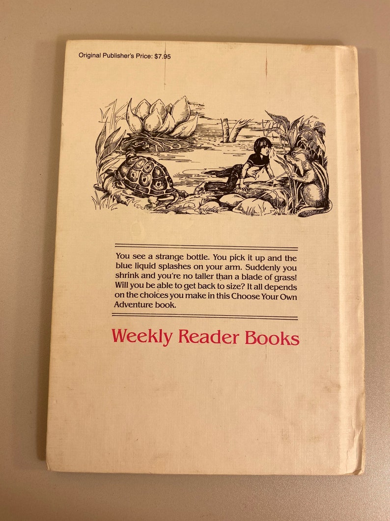 1983 Help You're Shrinking by Edward Packard Hardcover - Etsy