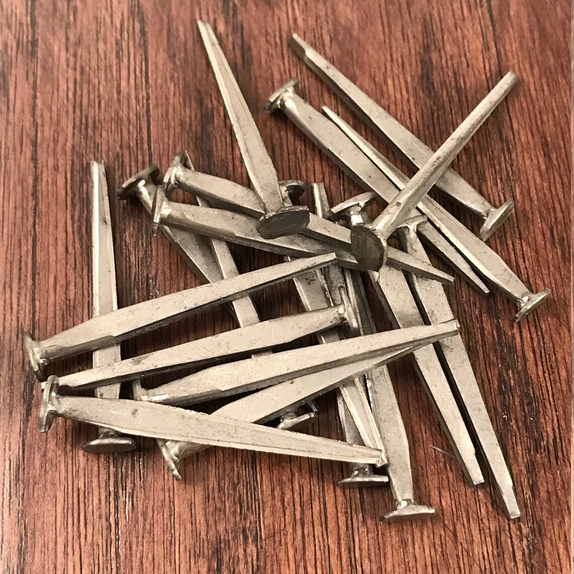 Qty 20 2 Clout Steel Cut Nails 2 Inch Nails Set of | Etsy