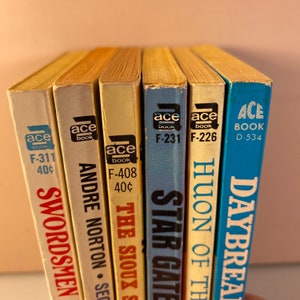 1960s Andre Norton Collection, Ace Paperback Books, Mid Century Modern ...