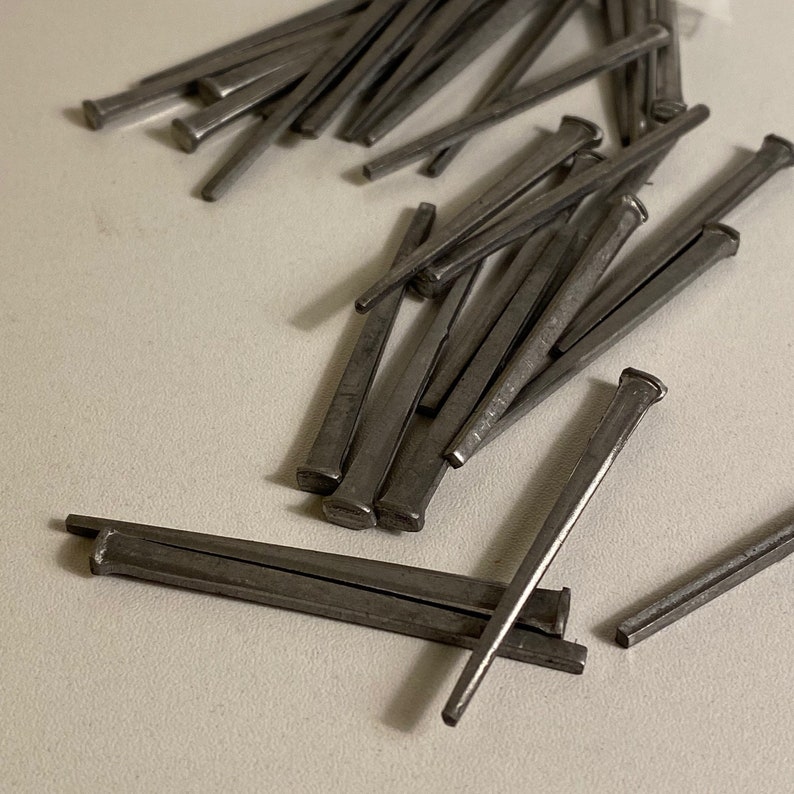 Qty 30 2 Fine Finish Steel Cut Nails Two Inch Nails | Etsy