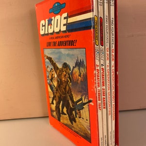 1980s G.I. Joe Live the Adventure Paperback Book Box Set, Vintage Find ...