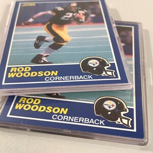Steelers Rod Woodson Rookie Card, Vintage Pittsburgh Steelers, NFL ...