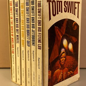 1977 UNREAD Tom Swift Box Set, Victor Appleton II Paperback Book Set ...