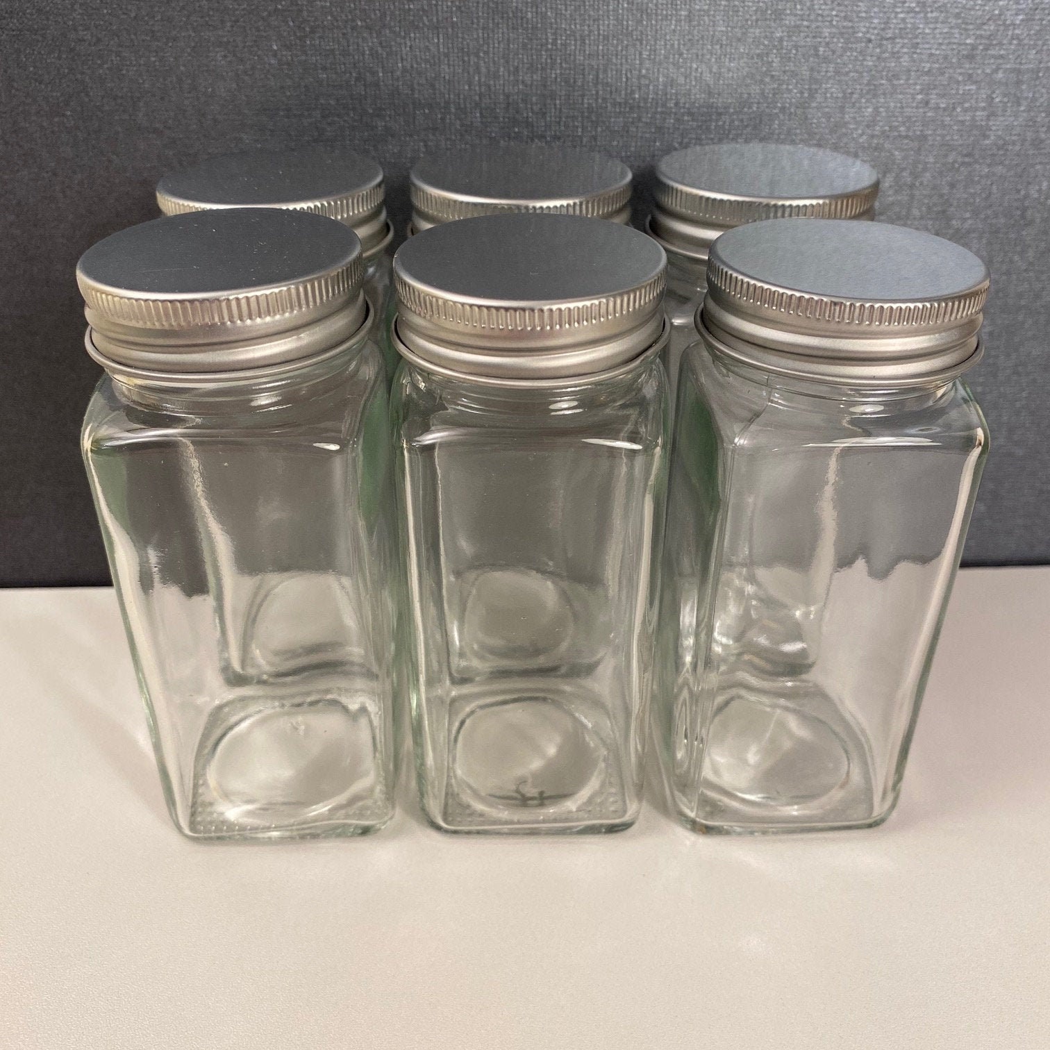 6 Pack of 4 Ounce Glass Stash Jars With Lids 4 Oz 118 Ml - Etsy