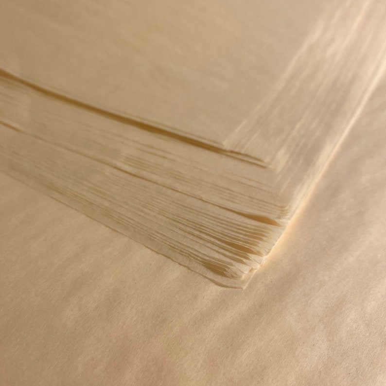 Made in USA Tissue Paper French Vanilla 24 sheets 20 x 30 | Etsy