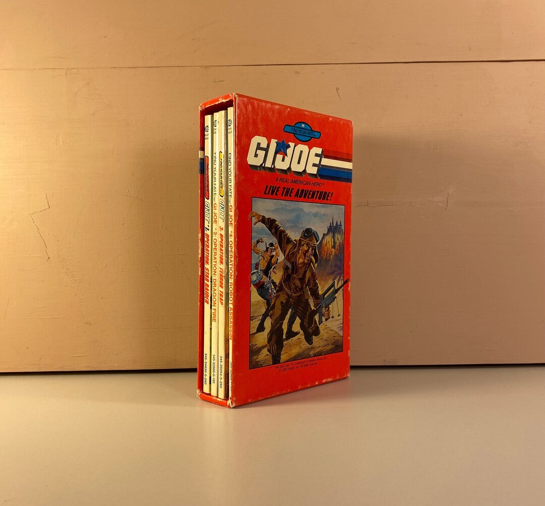 1980s G.I. Joe Live the Adventure Paperback Book Box Set, Vintage Find ...